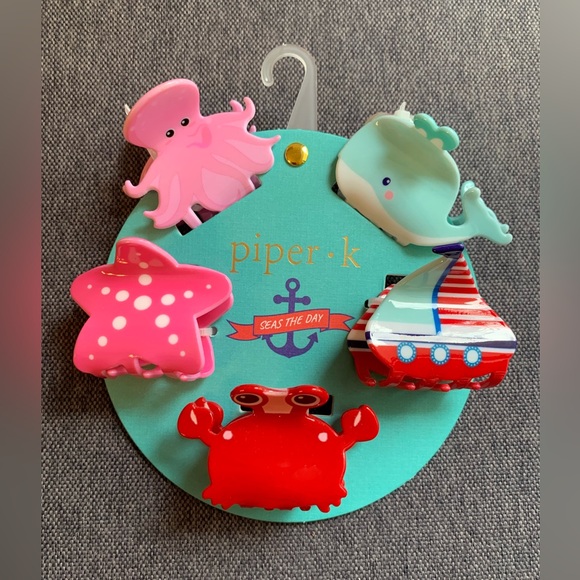 Piper K | Accessories | Piper K Sea Life Hair Clips Seas The Dayhard To ...